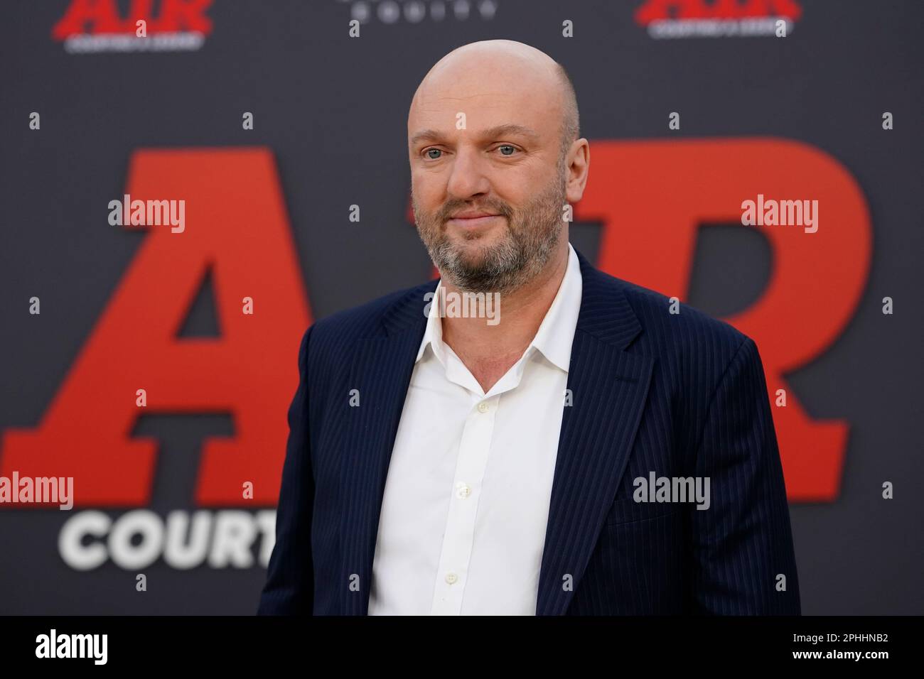 Matthew Maher arrives at the world premiere of "Air" on Monday, March ...