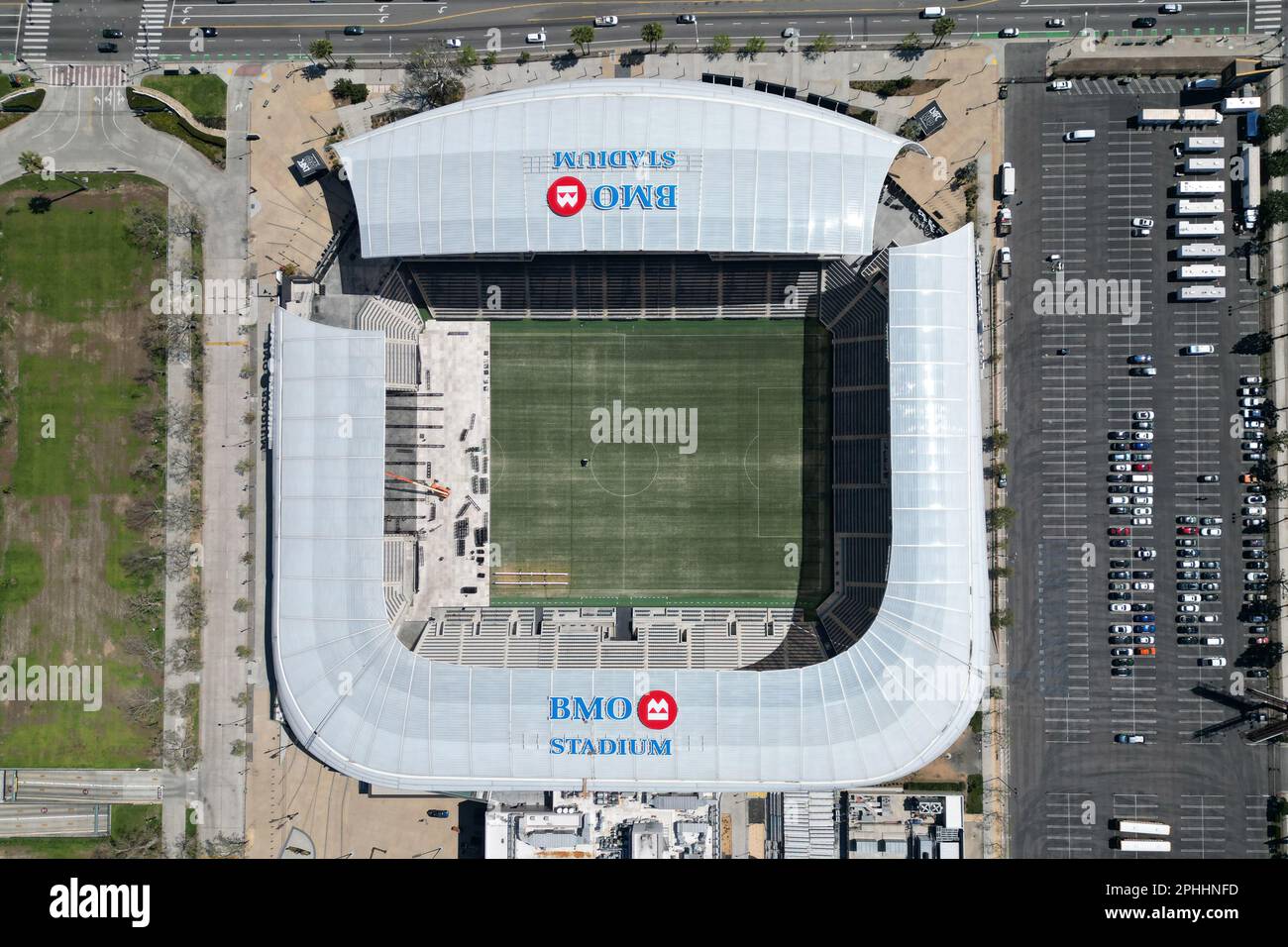 Bmo stadium los angeles aerial hi-res stock photography and images - Alamy