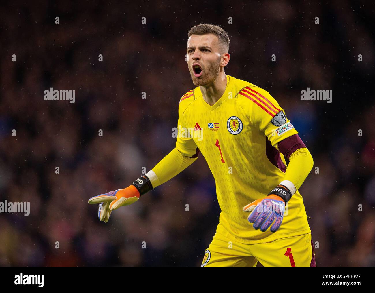 28th March 2023; Hampden Park, Glasgow, Scotland: Euro 2024 Qualifier ...
