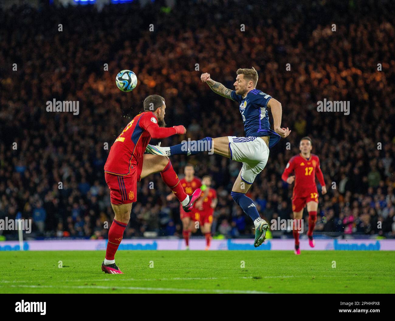 28th March 2023; Hampden Park, Glasgow, Scotland: Euro 2024 Qualifier ...