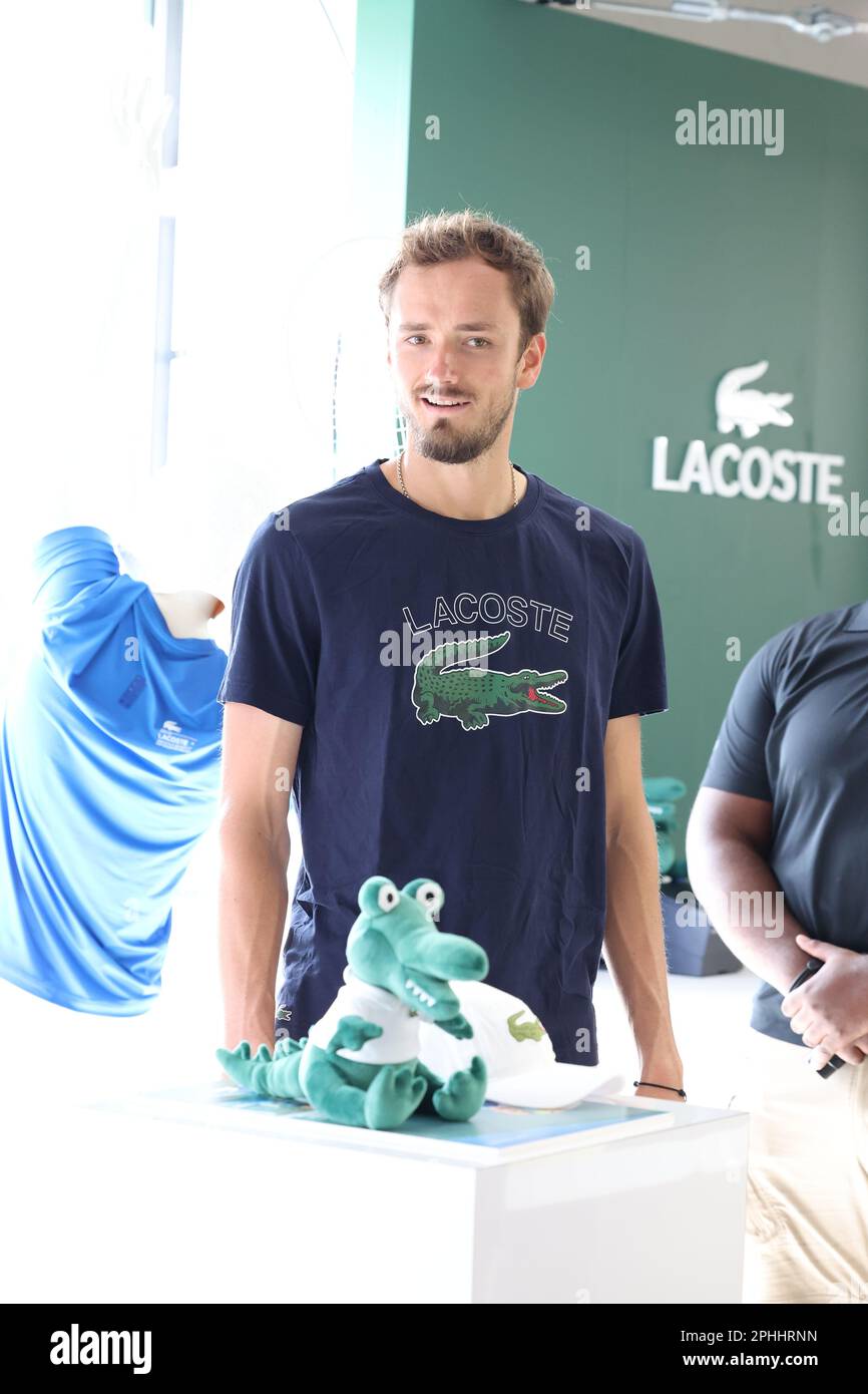 MIAMI GARDENS, FLORIDA - MARCH 27: Daniil Medvedev on Day 9 of the ...