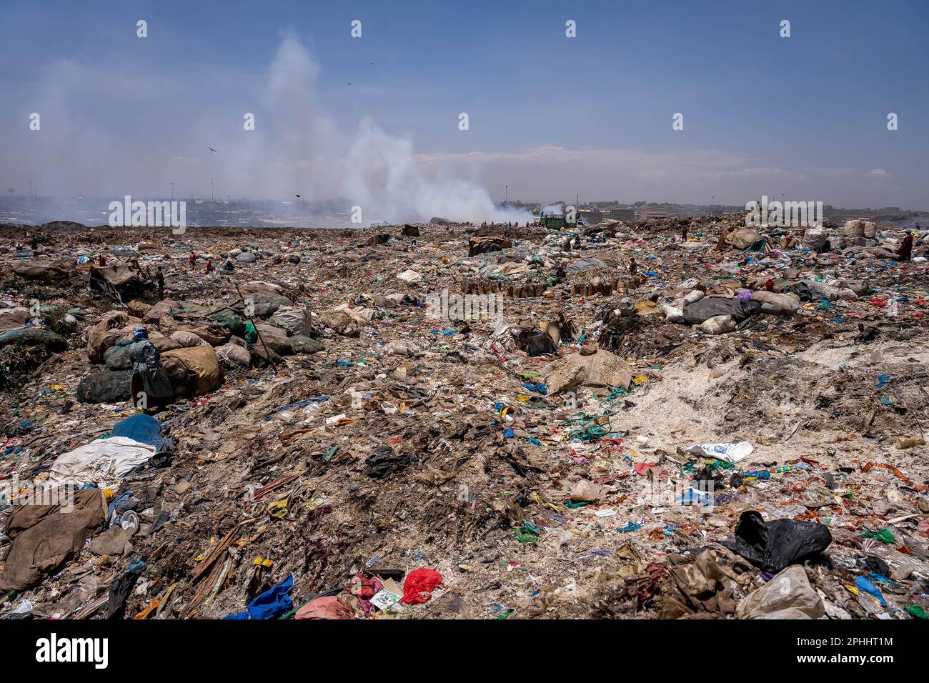 Nairobi, Kenya. 23rd Feb, 2023. Panoramic view of Dandora dumpsite ...