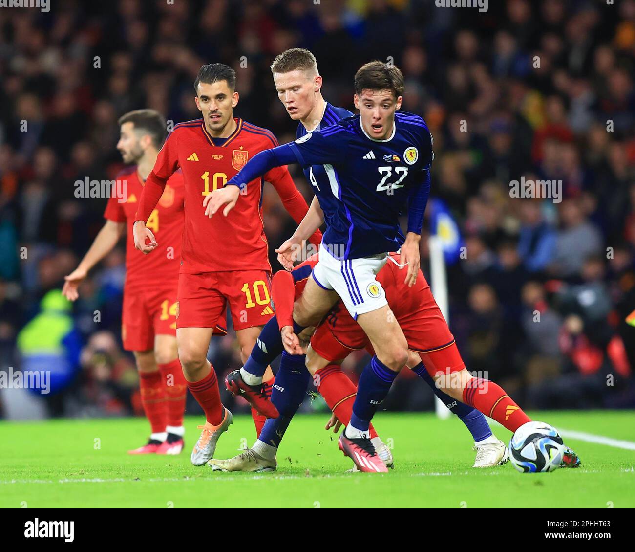 28th March 2023; Hampden Park, Glasgow, Scotland: Euro 2024 Qualifier ...