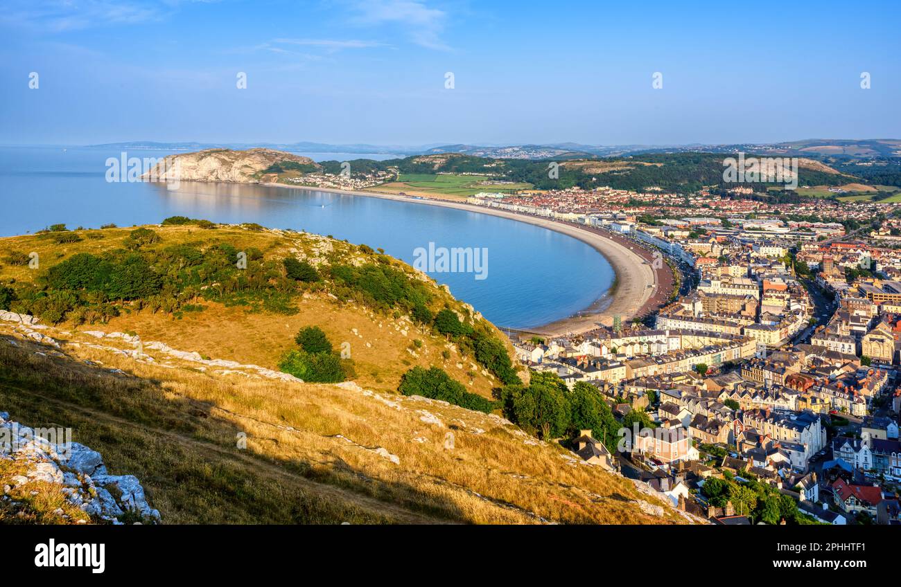 Llandudno, the largest seaside resort in Wales, United Kingdom, famous ...