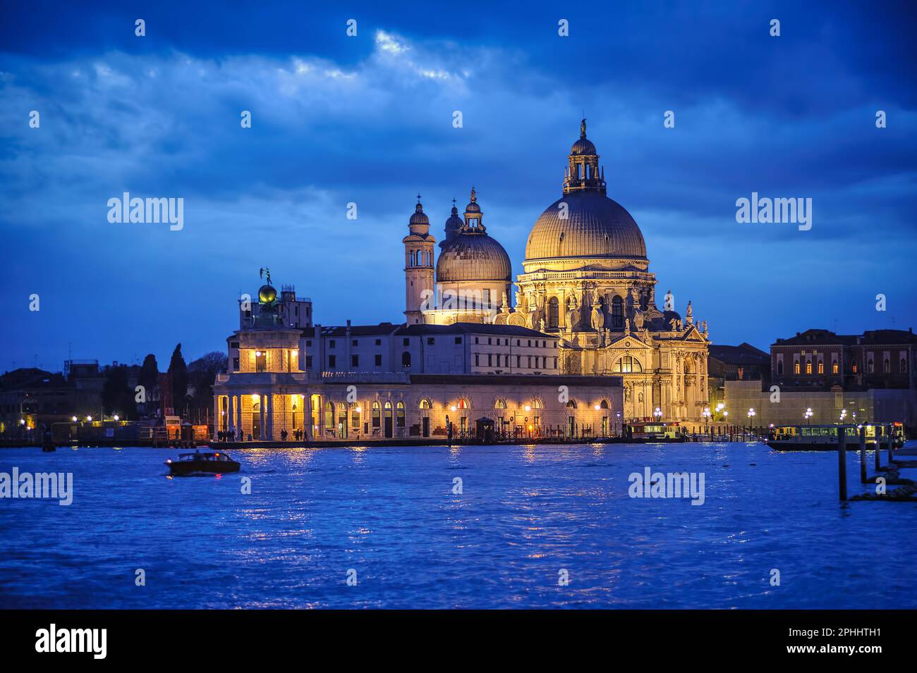 Santa Maria della Salute basilica, one of the most prominent landmarks ...