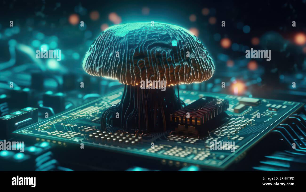 Tech illustration hi-res stock photography and images - Alamy