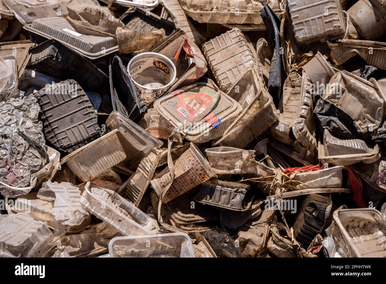 Nairobi, Kenya. 23rd Feb, 2023. Plastic waste seen at the Dandora ...