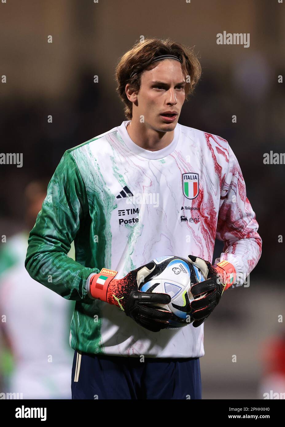 Attard, Malta, 26th March 2023. Marco Carnesecchi of Italy looks on ...