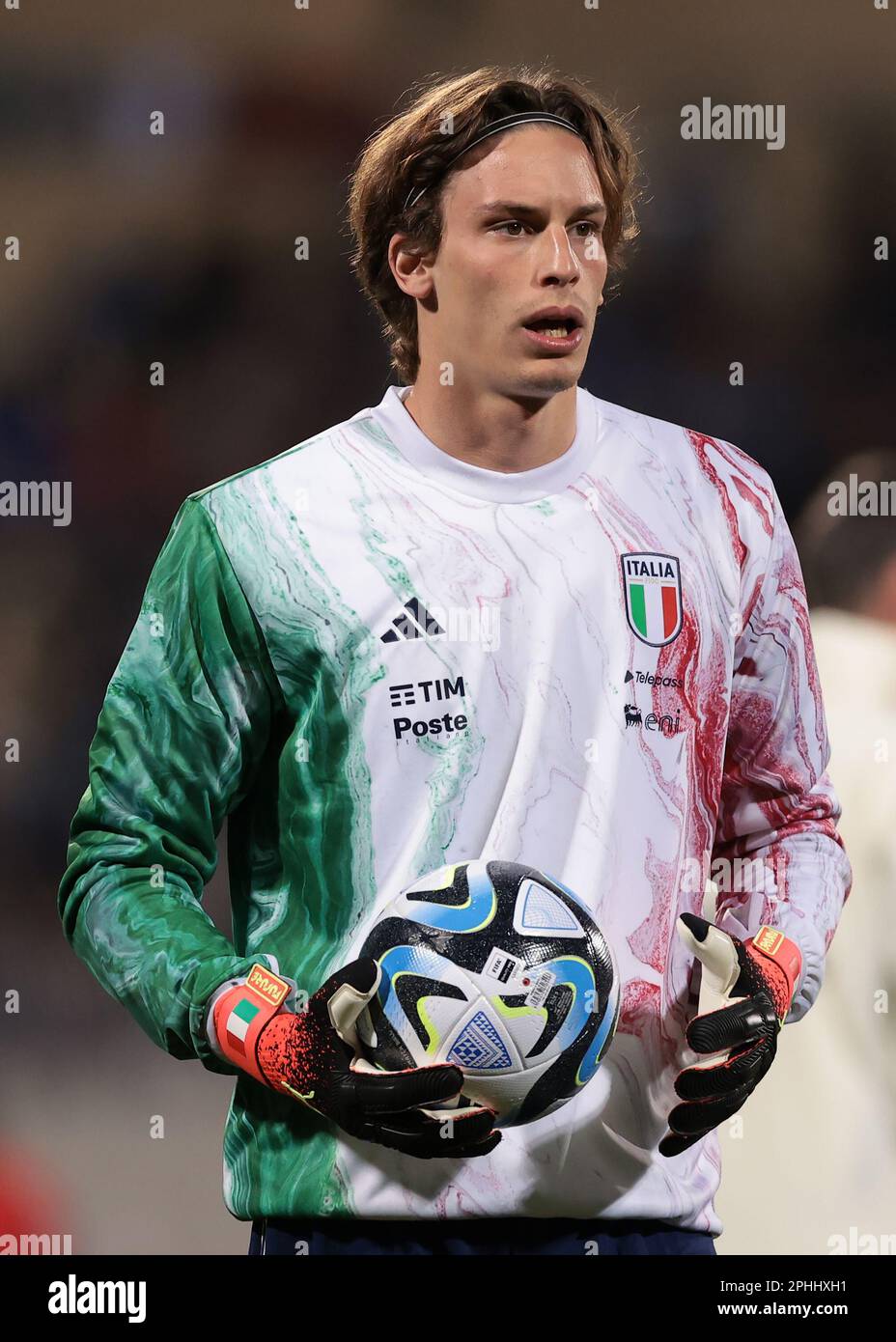 Attard, Malta, 26th March 2023. Marco Carnesecchi of Italy looks on ...