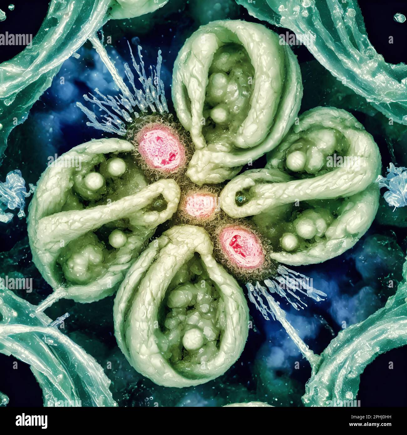 Micro world, abstract background texture Stock Photo - Alamy