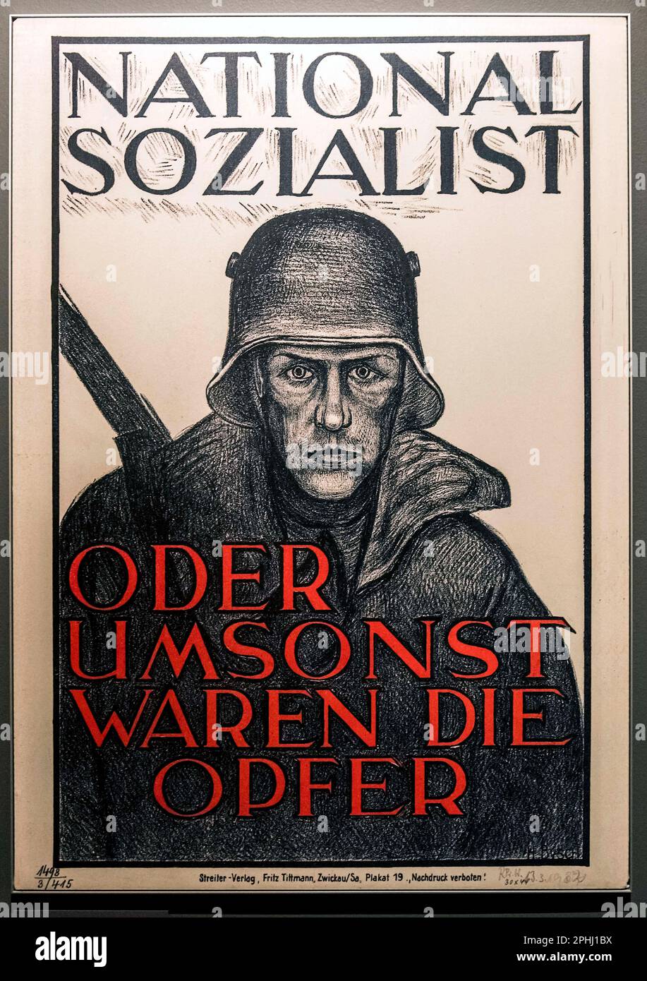 Simi Valley, California, USA. 28th Mar, 2023. Election poster from 1928 ...