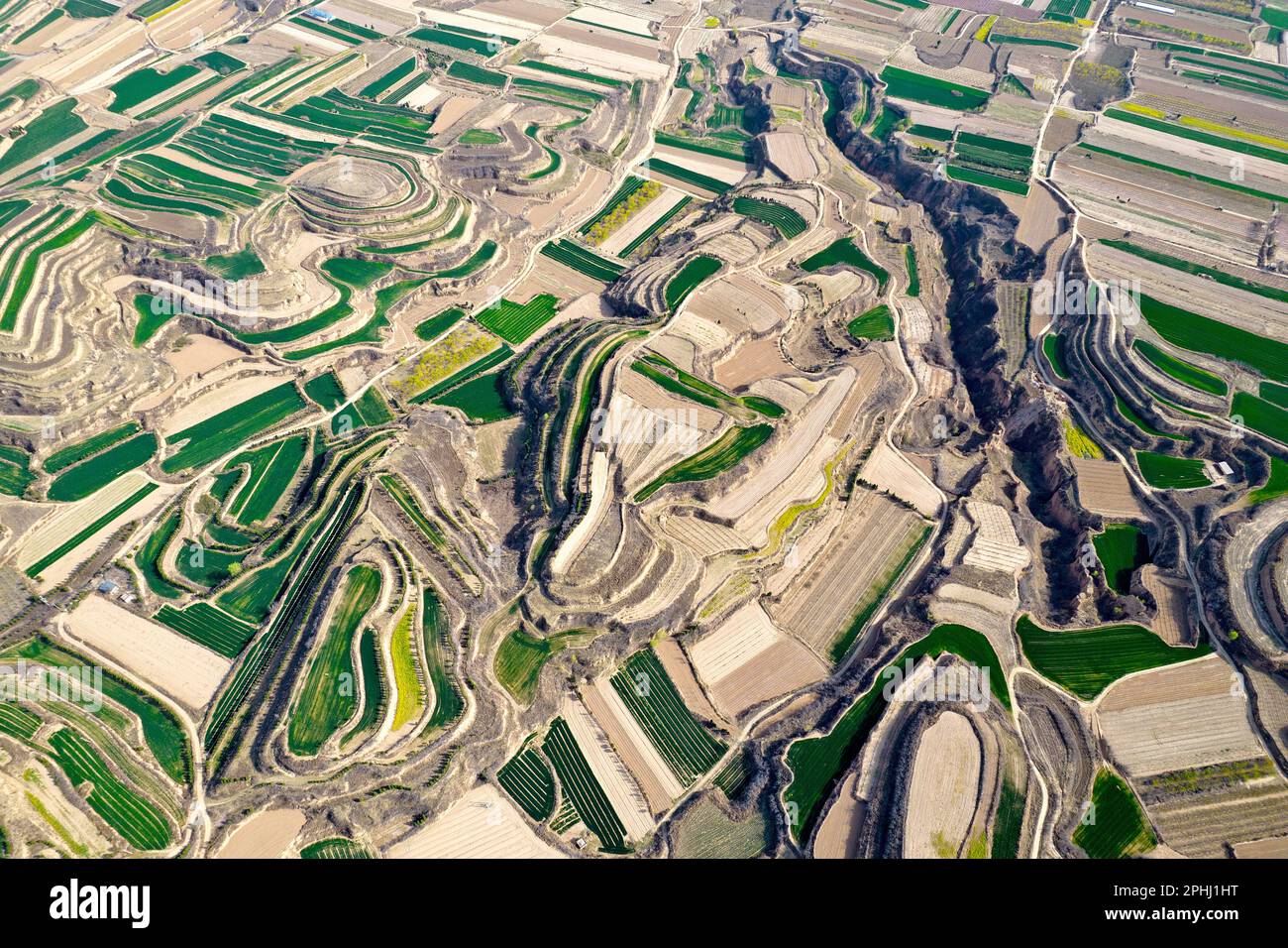 Loess plateau terrace hi-res stock photography and images - Alamy