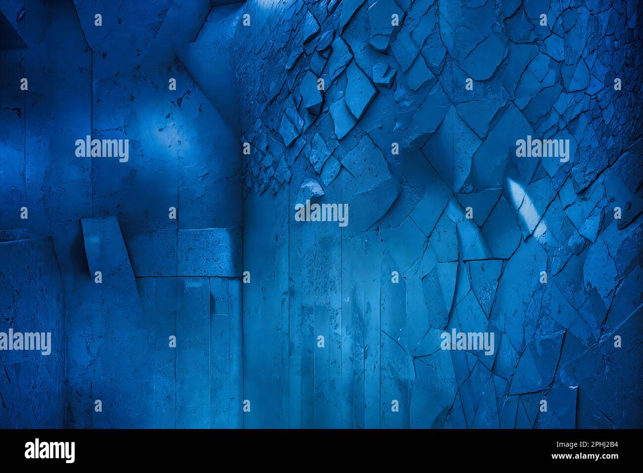 Abstract blue stone wall texture background Stock Photo - Alamy