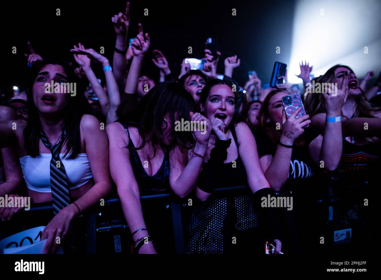 Naples, Italy. 29th Mar, 2023. Maneskin - Supporters /fans during ...