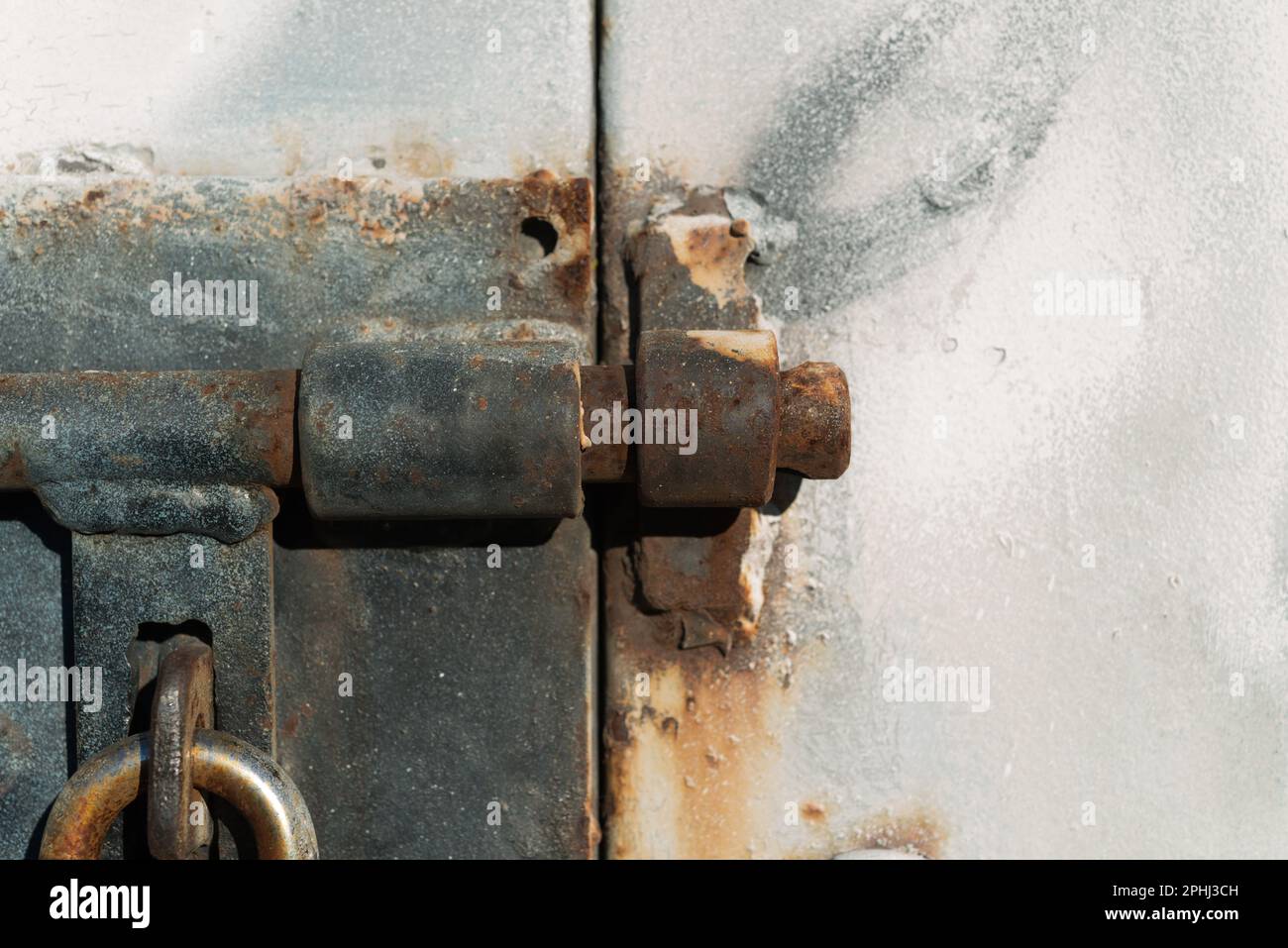 metal cabinet with slide lock and latch Stock Photo - Alamy
