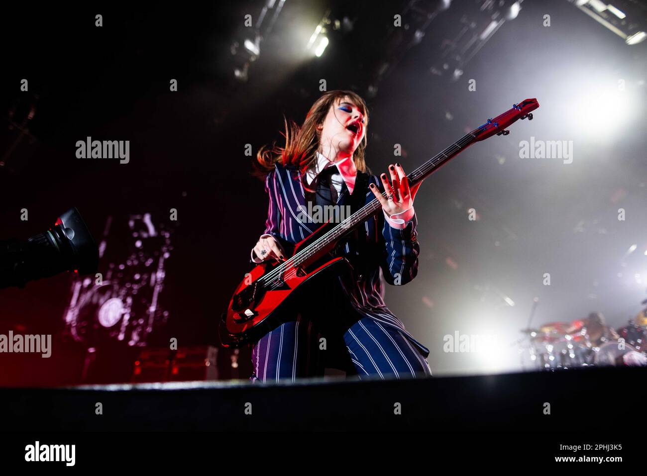 Naples, Italy. 29th Mar, 2023. Maneskin -Victoria De Angelis (bass ...
