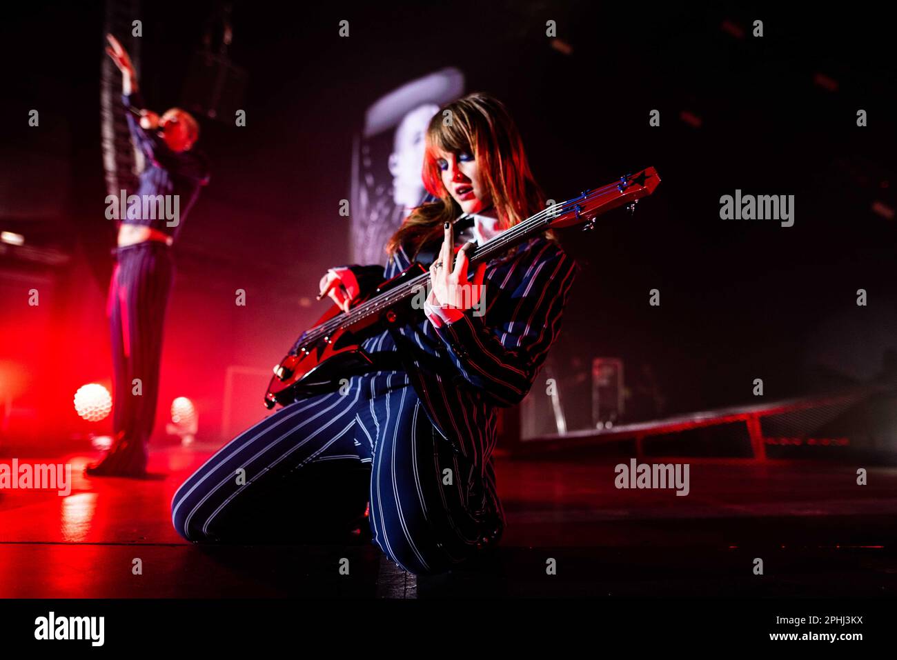 Naples, Italy. 29th Mar, 2023. Maneskin -Victoria De Angelis (bass ...