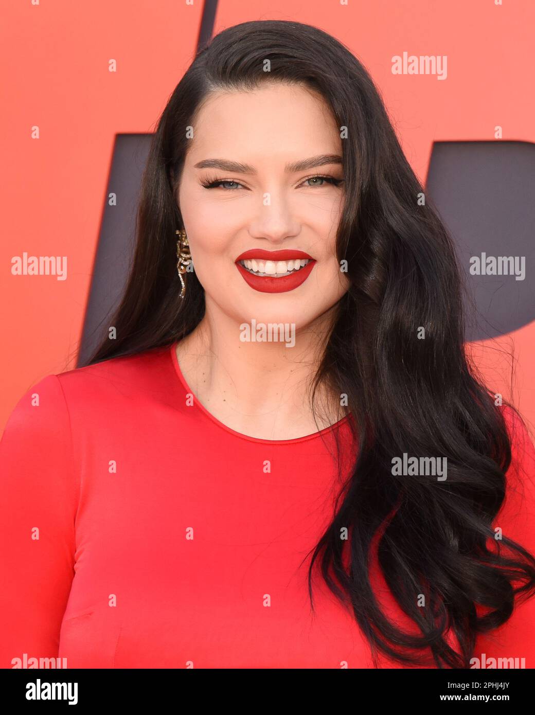 March 27, 2023, Westwood, California, United States: Adriana Lima ...