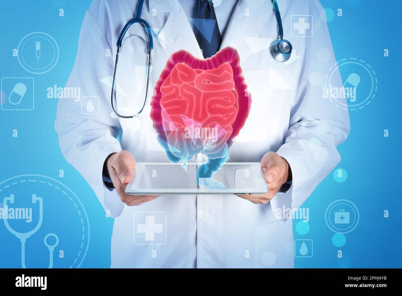 Human digestive system microbiota hi-res stock photography and images ...