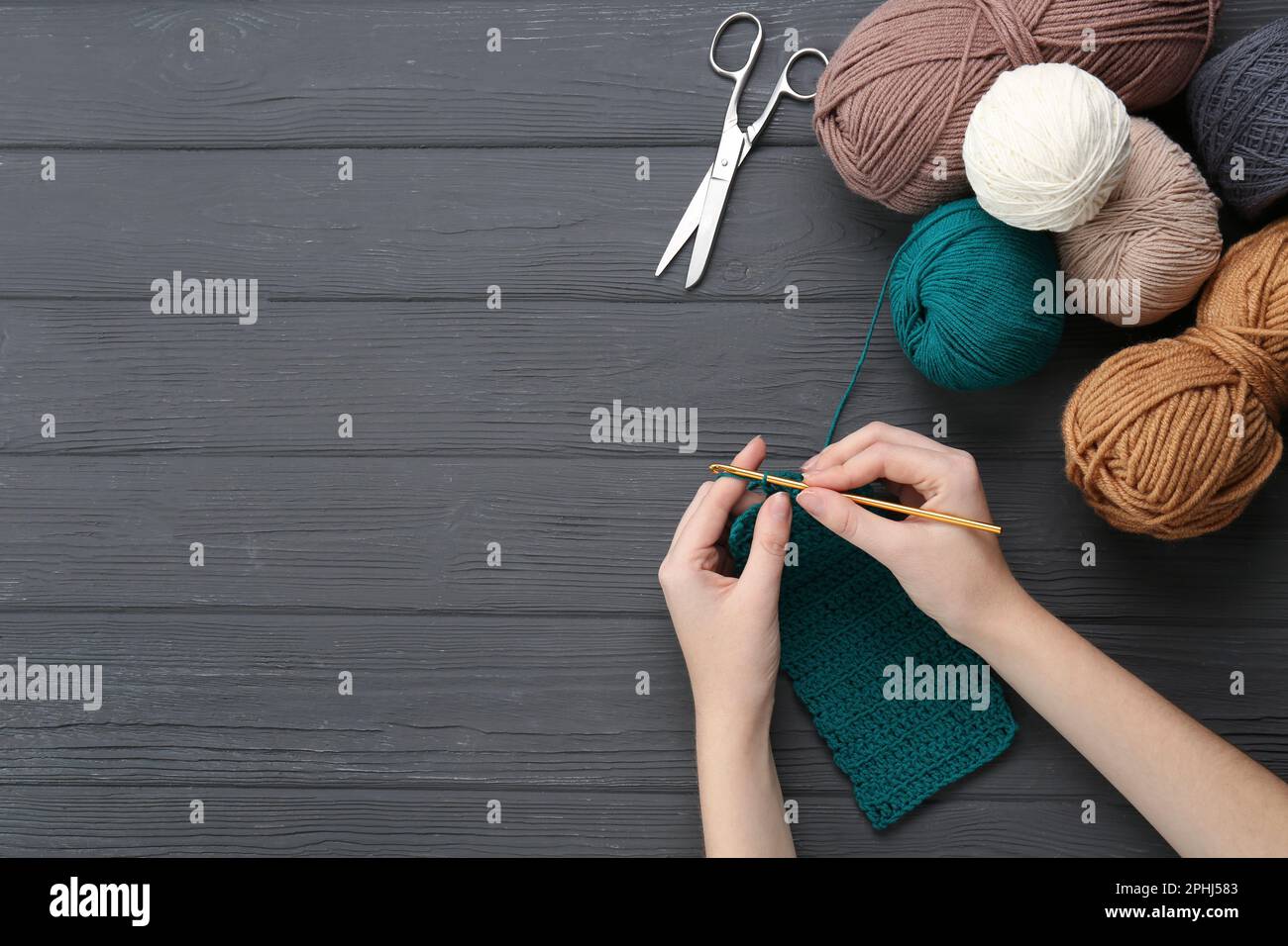 Woman Knitting Wallpaper
