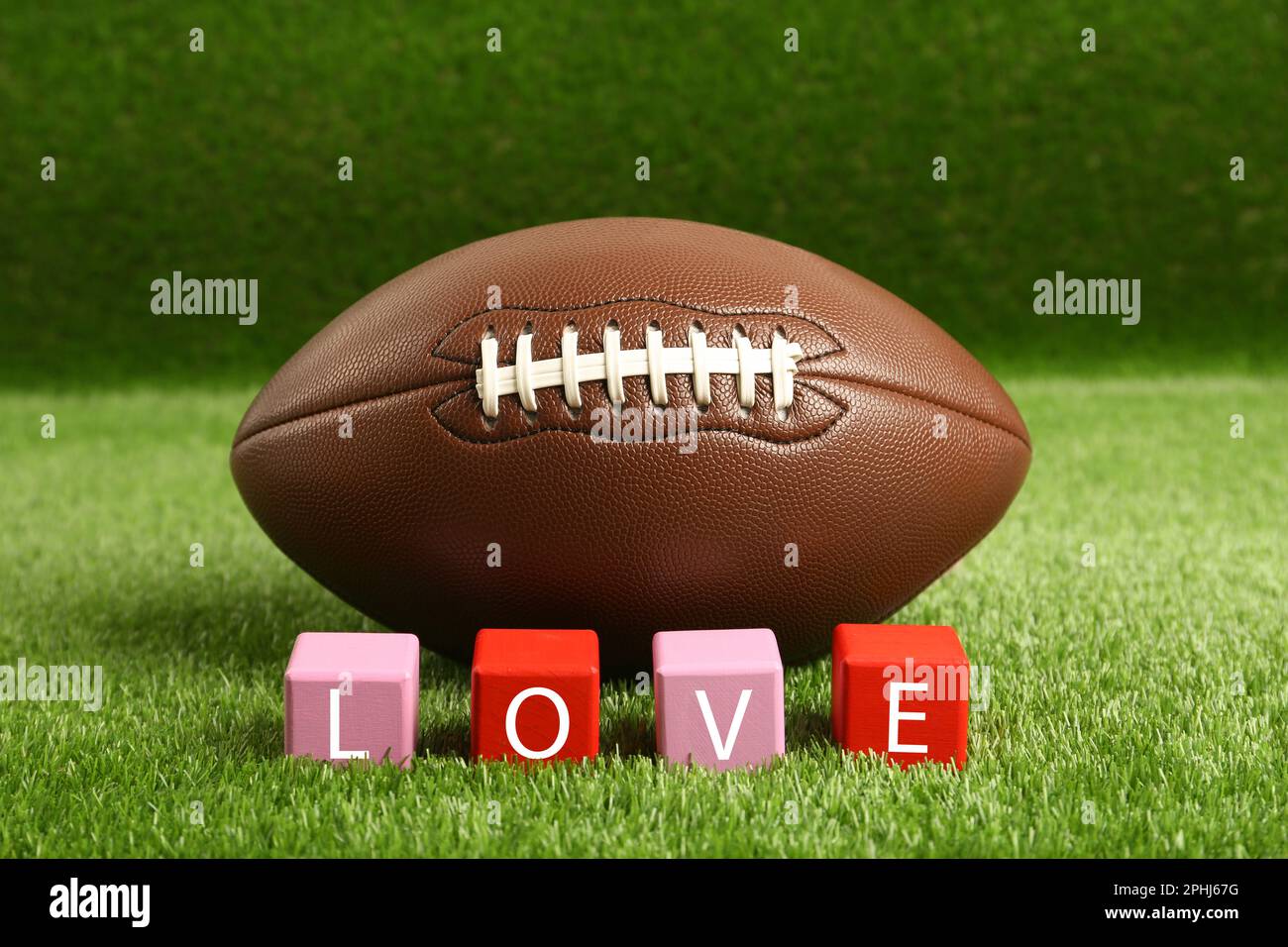 American football ball cubes hi-res stock photography and images - Alamy