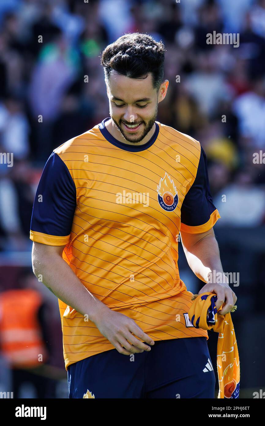 BARCELONA - MAR 26: TheGrefg (famous Spanish streamer) in action during ...