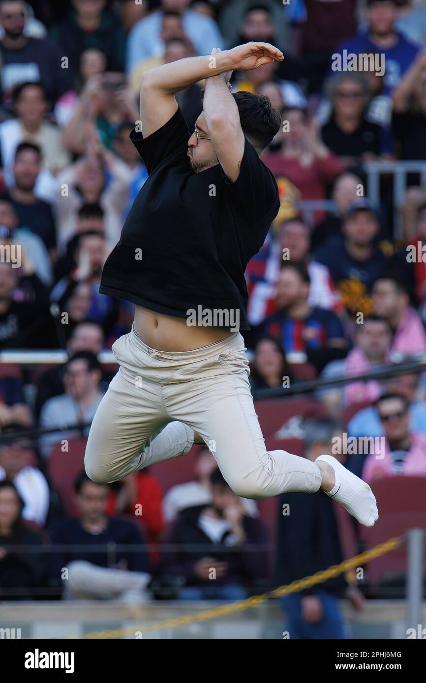 BARCELONA - MAR 26: Spursito (famous Spanish streamer) in action during ...