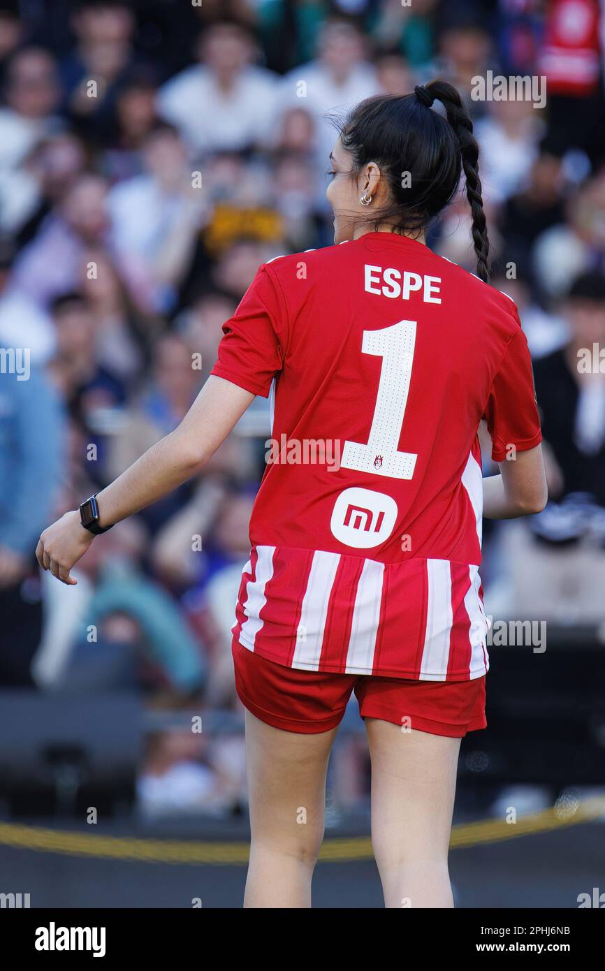 BARCELONA - MAR 26: Espe (famous Spanish streamer) in action during the Final Four of the Kings ...
