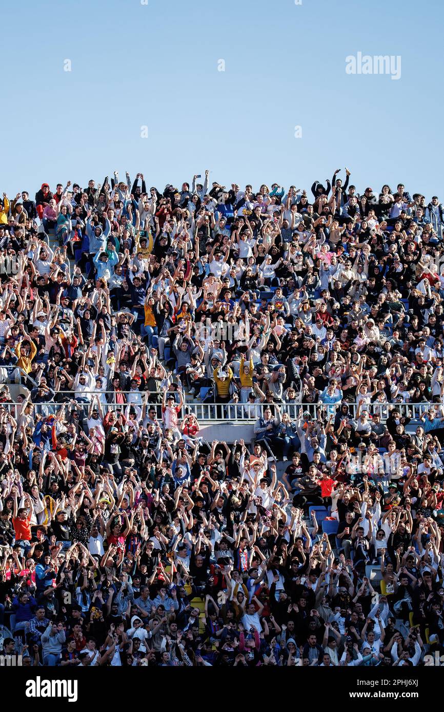 BARCELONA - MAR 26: Spectators attend to the Final Four of the Kings ...