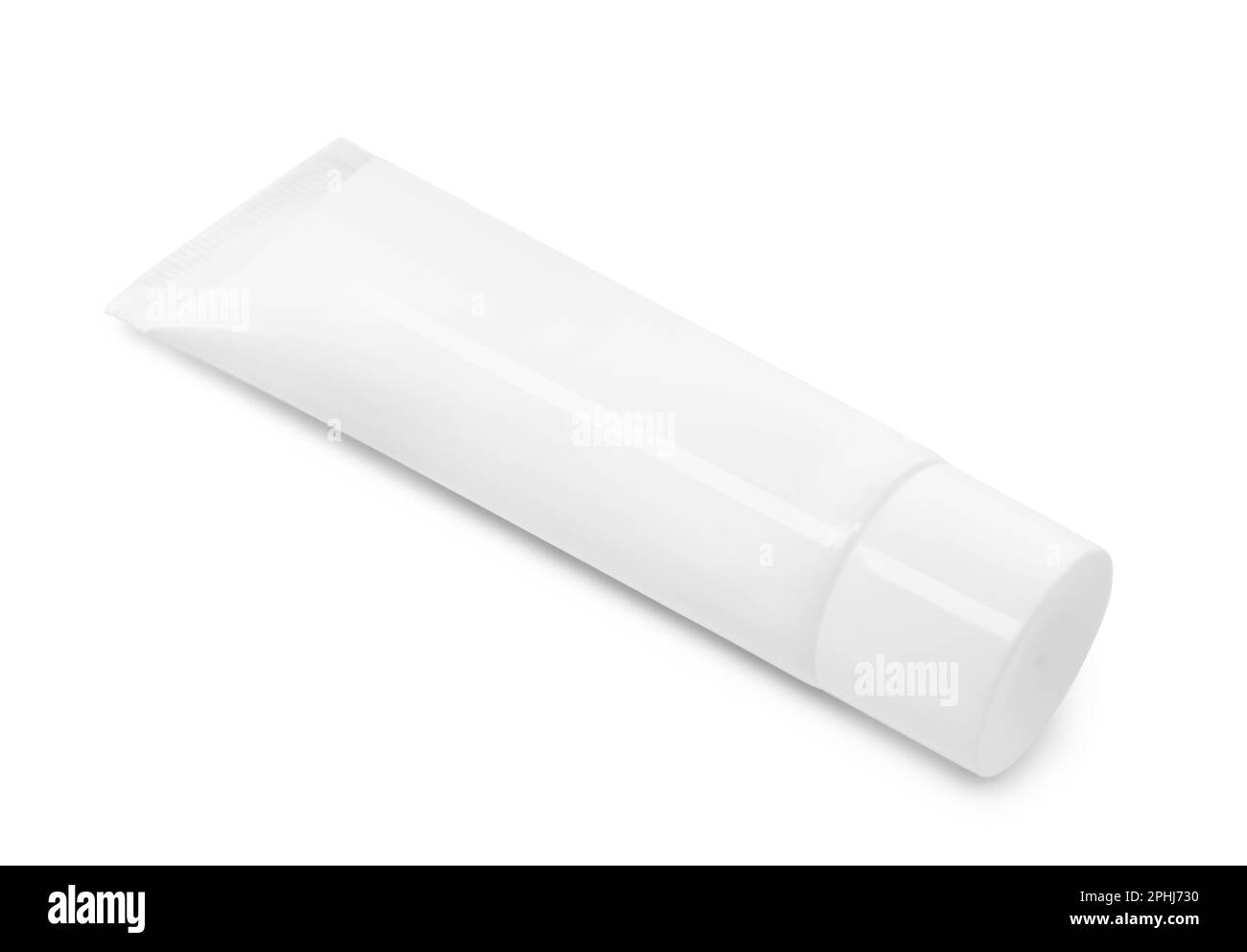Blank tube of cosmetic product isolated on white Stock Photo - Alamy