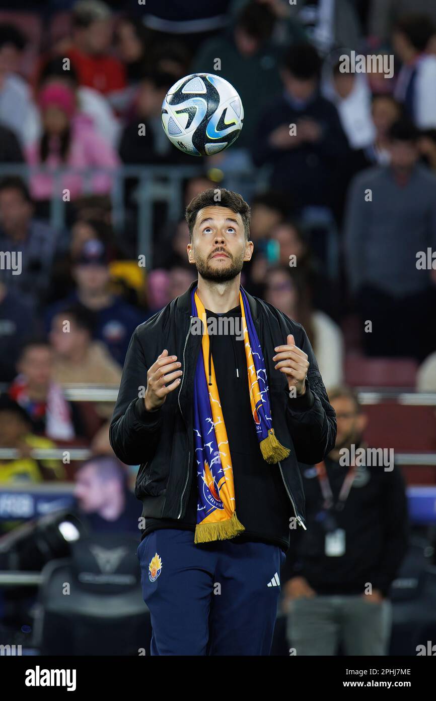 BARCELONA - MAR 26: TheGrefg (famous Spanish streamer) in action during ...