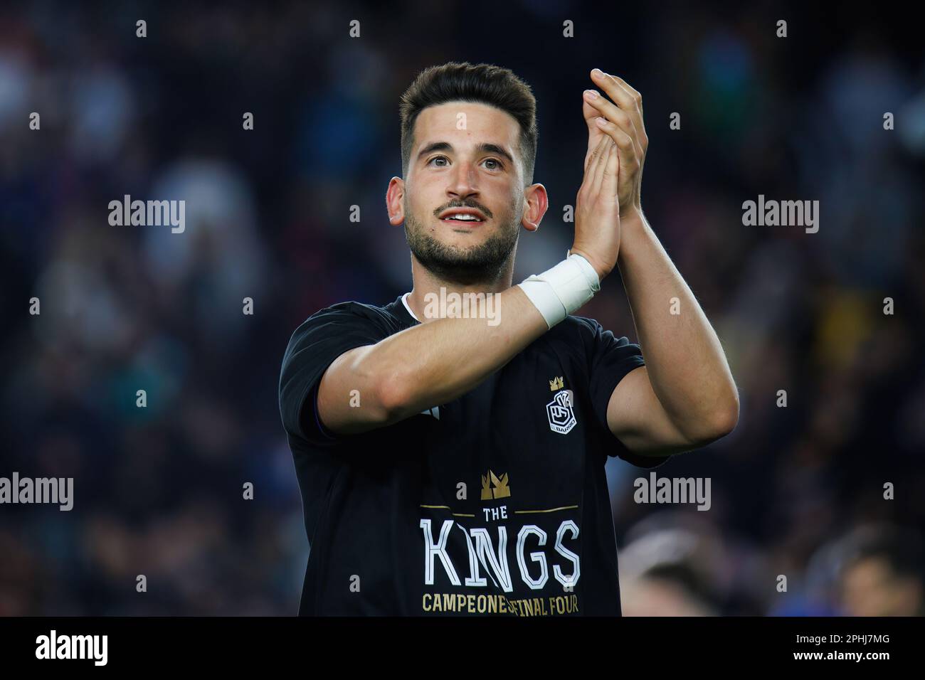 BARCELONA - MAR 26: Mase celebrates the victory at the Final Four of ...