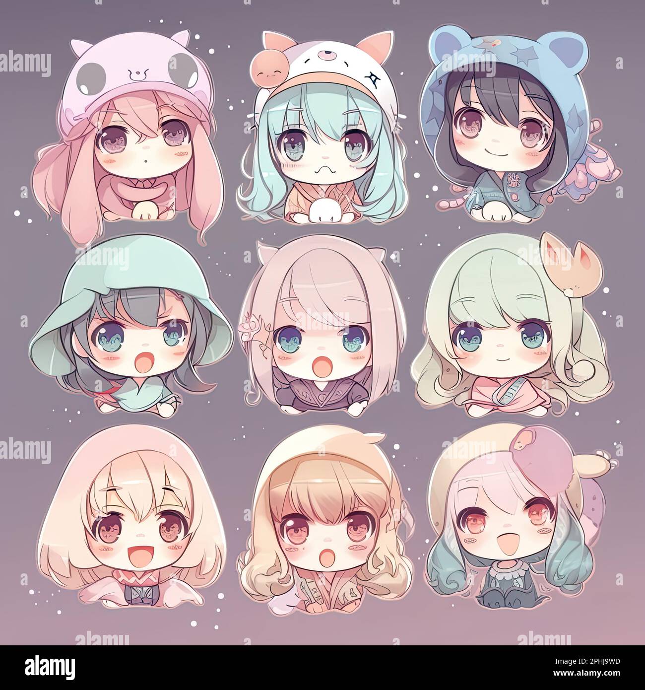 Chibi style illustration hi-res stock photography and images - Alamy