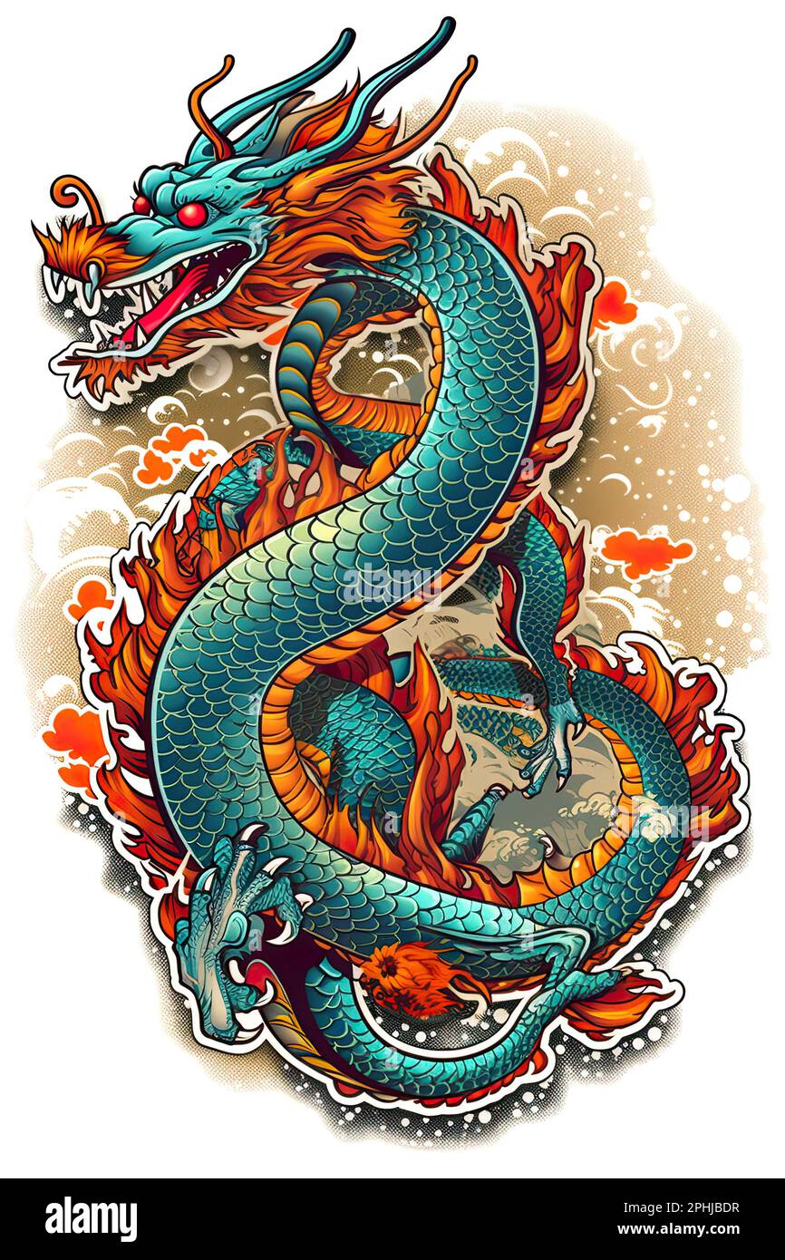 Dragon drawing inspiration hi-res stock photography and images - Alamy