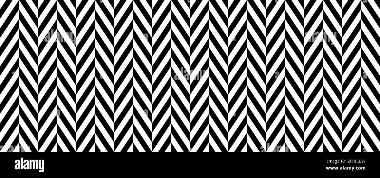 Herringbone Seamless Pattern Black And White Chevron Background Repeating Zigzag Texture With