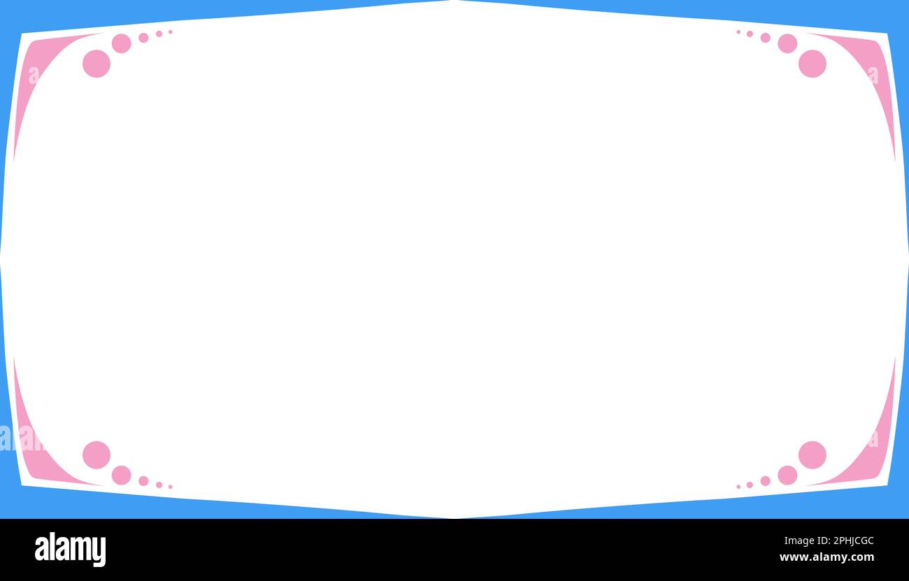 Abstract background with blue and pink frame illustration. Perfect for ...