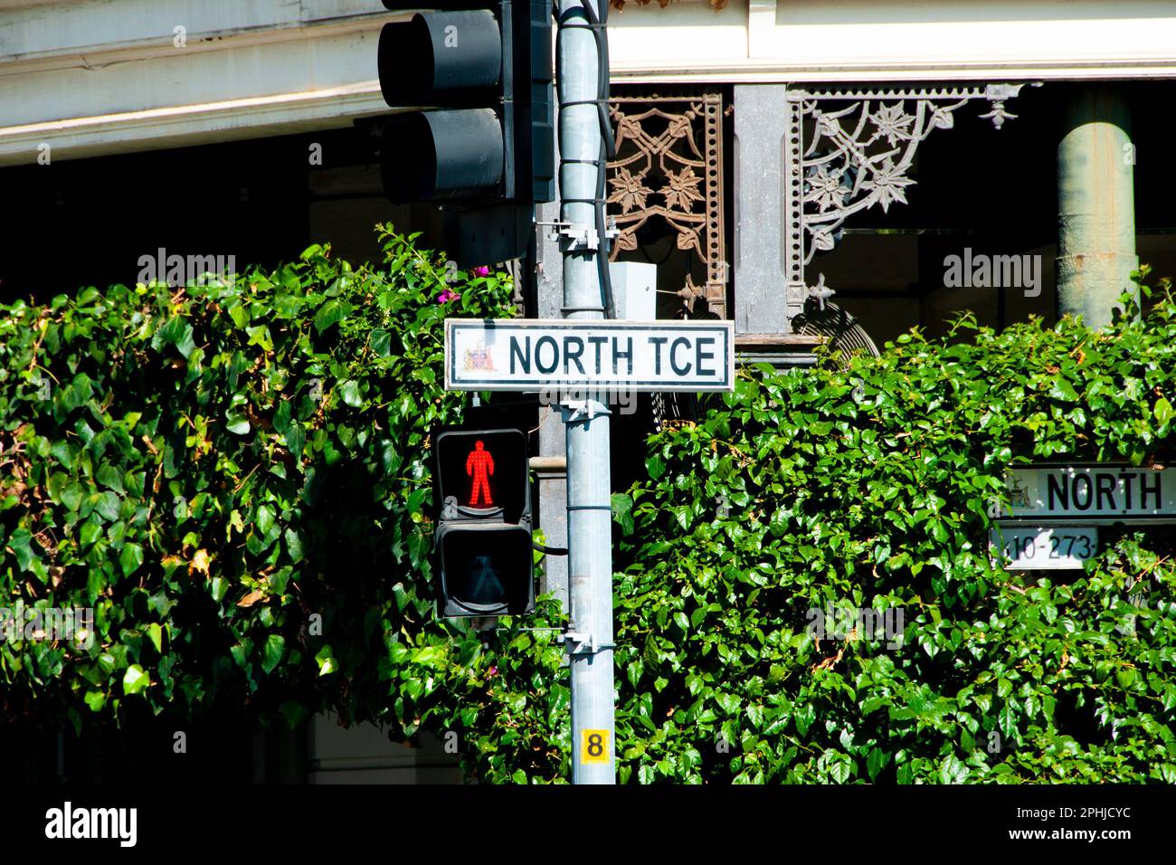 North Tce Street Sign - Adelaide - Australia Stock Photo - Alamy