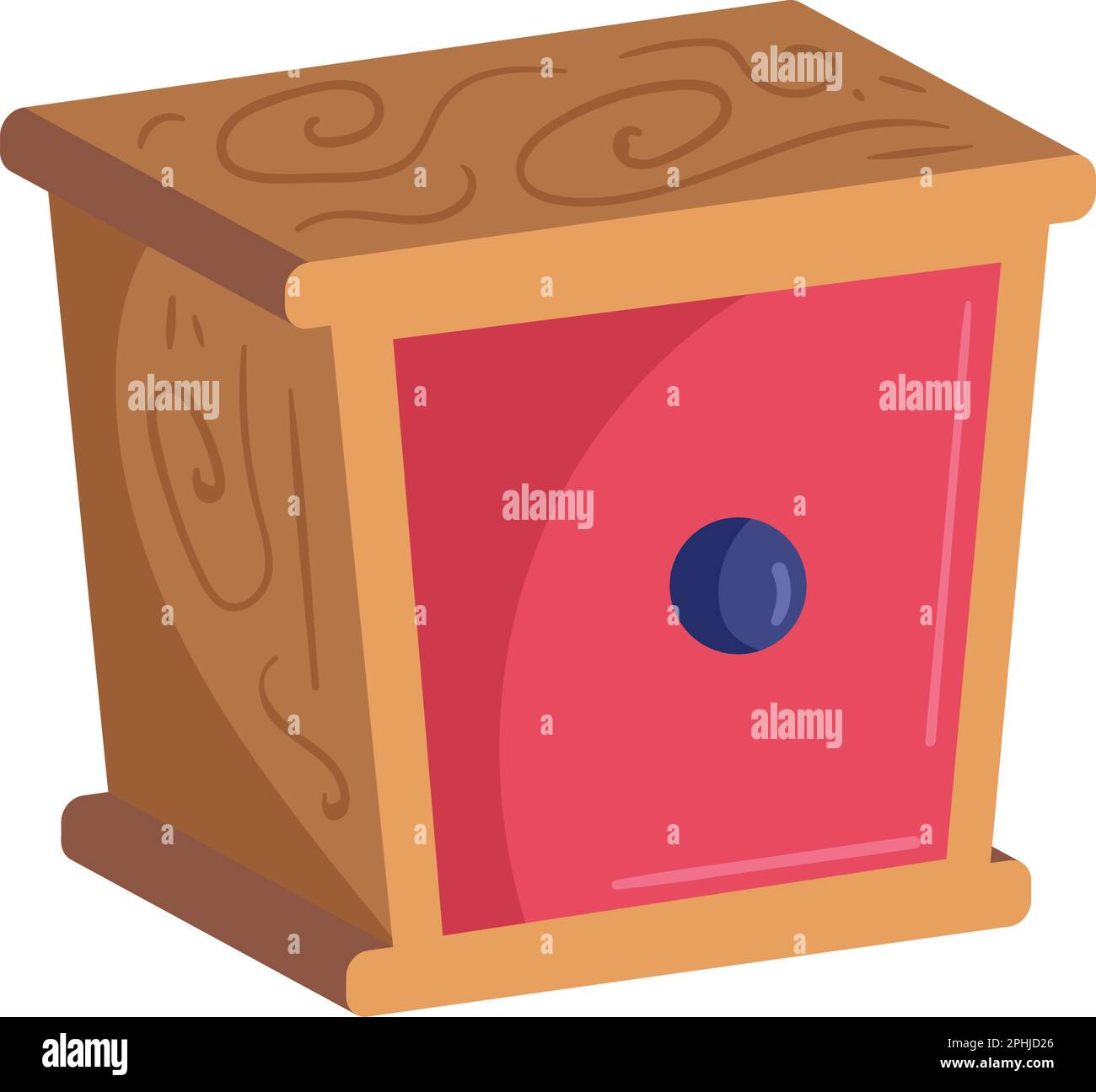 wooden toy box Stock Vector Image & Art - Alamy