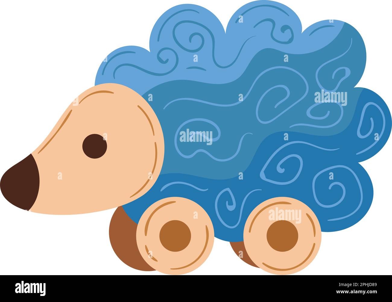 cartoon animal wooden toy Stock Vector Image & Art - Alamy