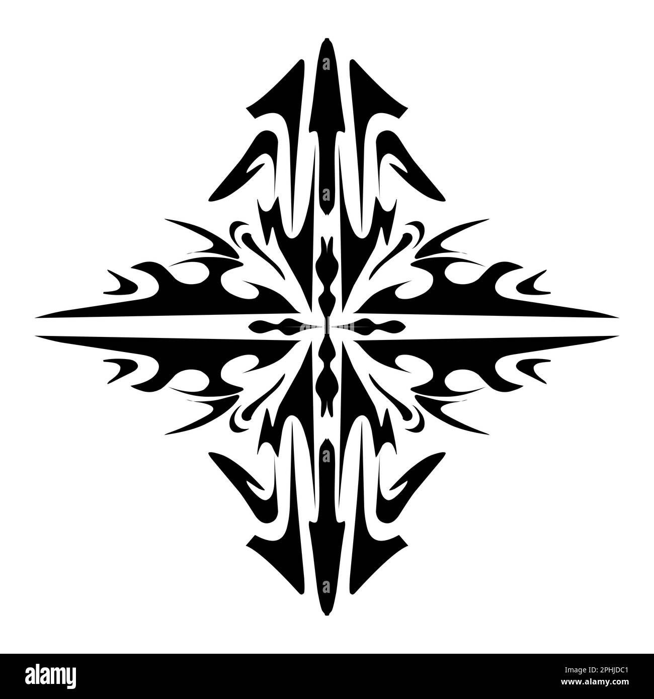 Tribal Tattoo Star