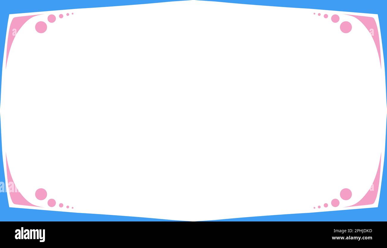 Abstract background with blue and pink frame illustration. Perfect for ...