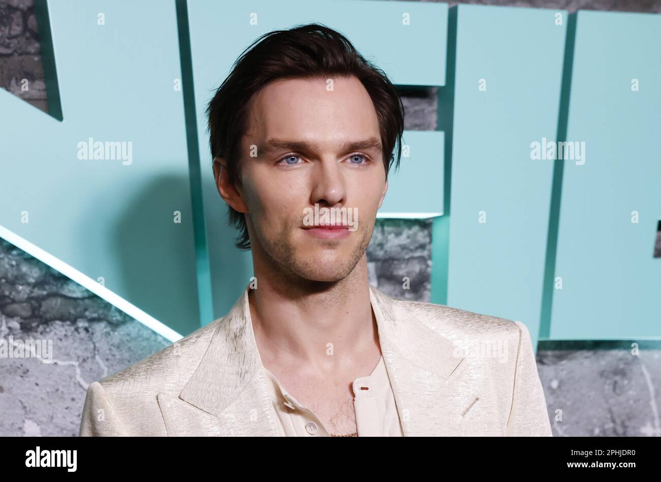 New York, United States. 28th Mar, 2023. Nicholas Hoult arrives on the ...