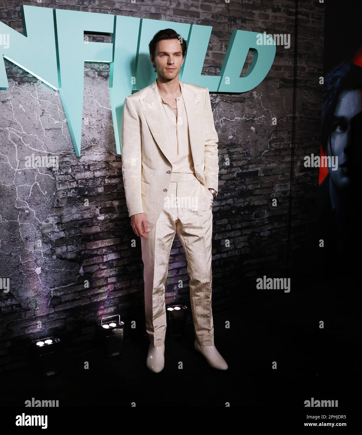 New York, United States. 28th Mar, 2023. Nicholas Hoult arrives on the ...