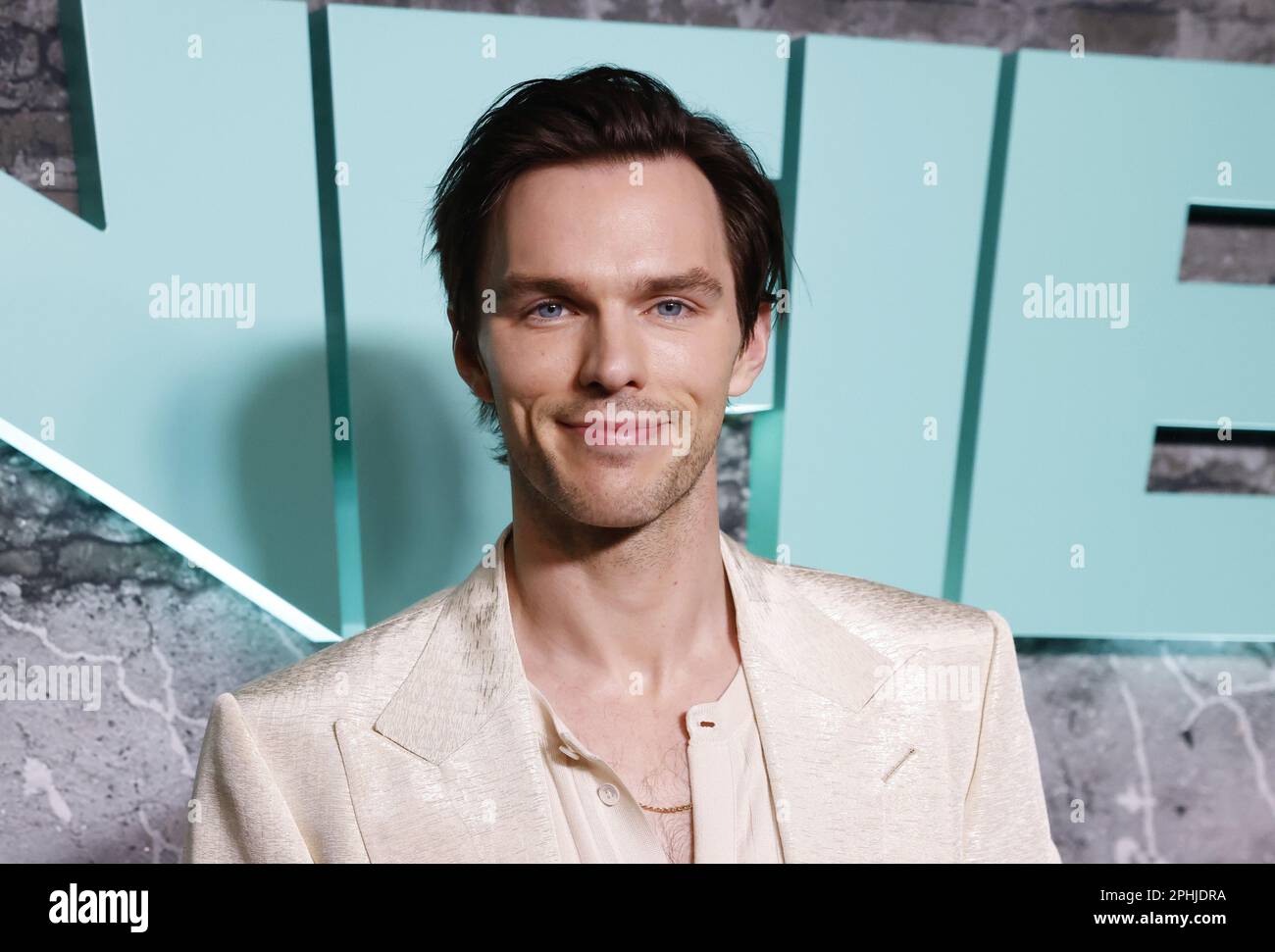 New York, United States. 28th Mar, 2023. Nicholas Hoult arrives on the ...