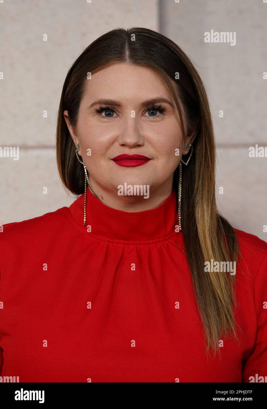 Jillian Bell arrives at the premiere of "Murder Mystery 2" on Tuesday ...