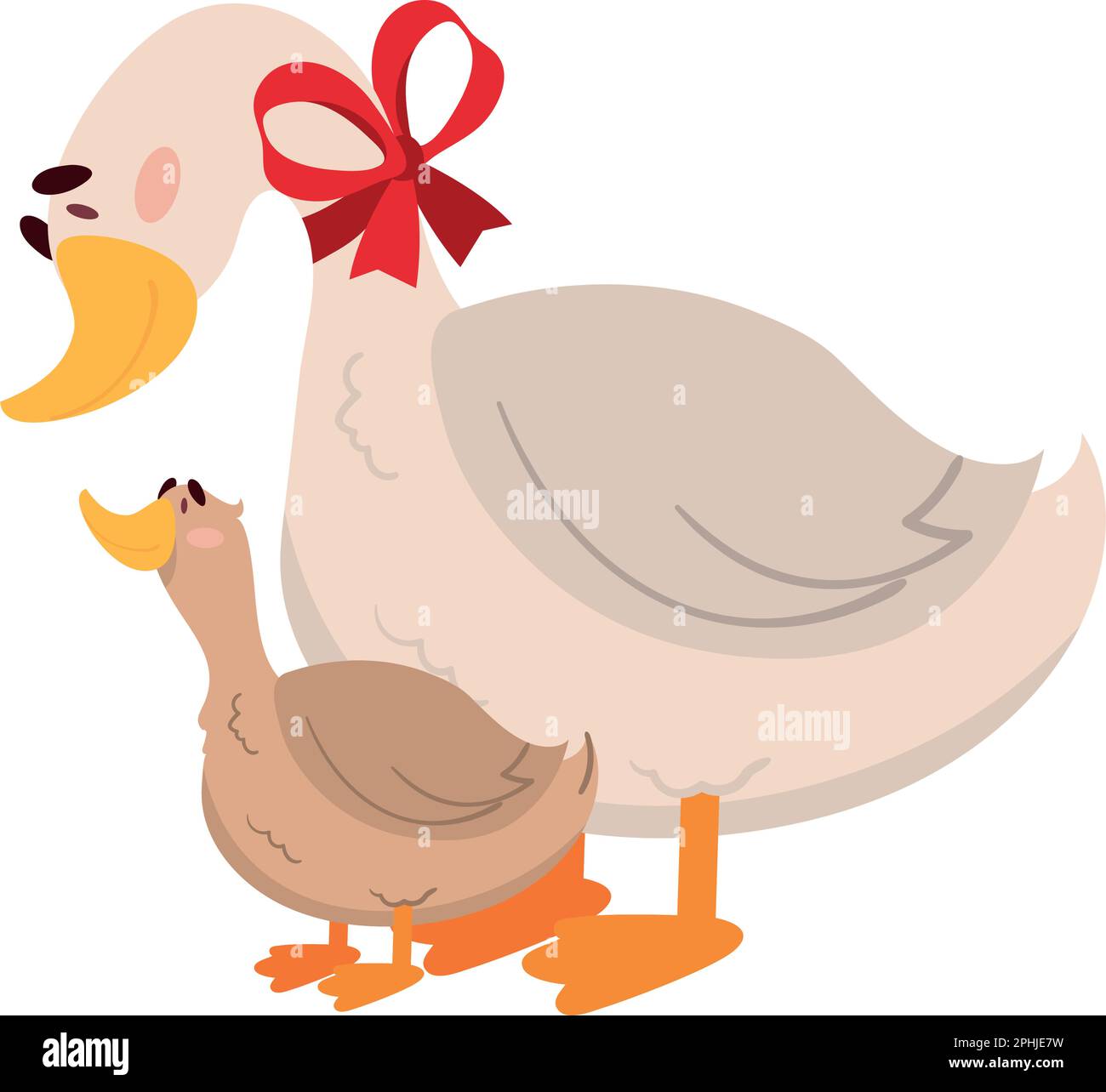 mothers day, mom duck and son Stock Vector Image & Art - Alamy