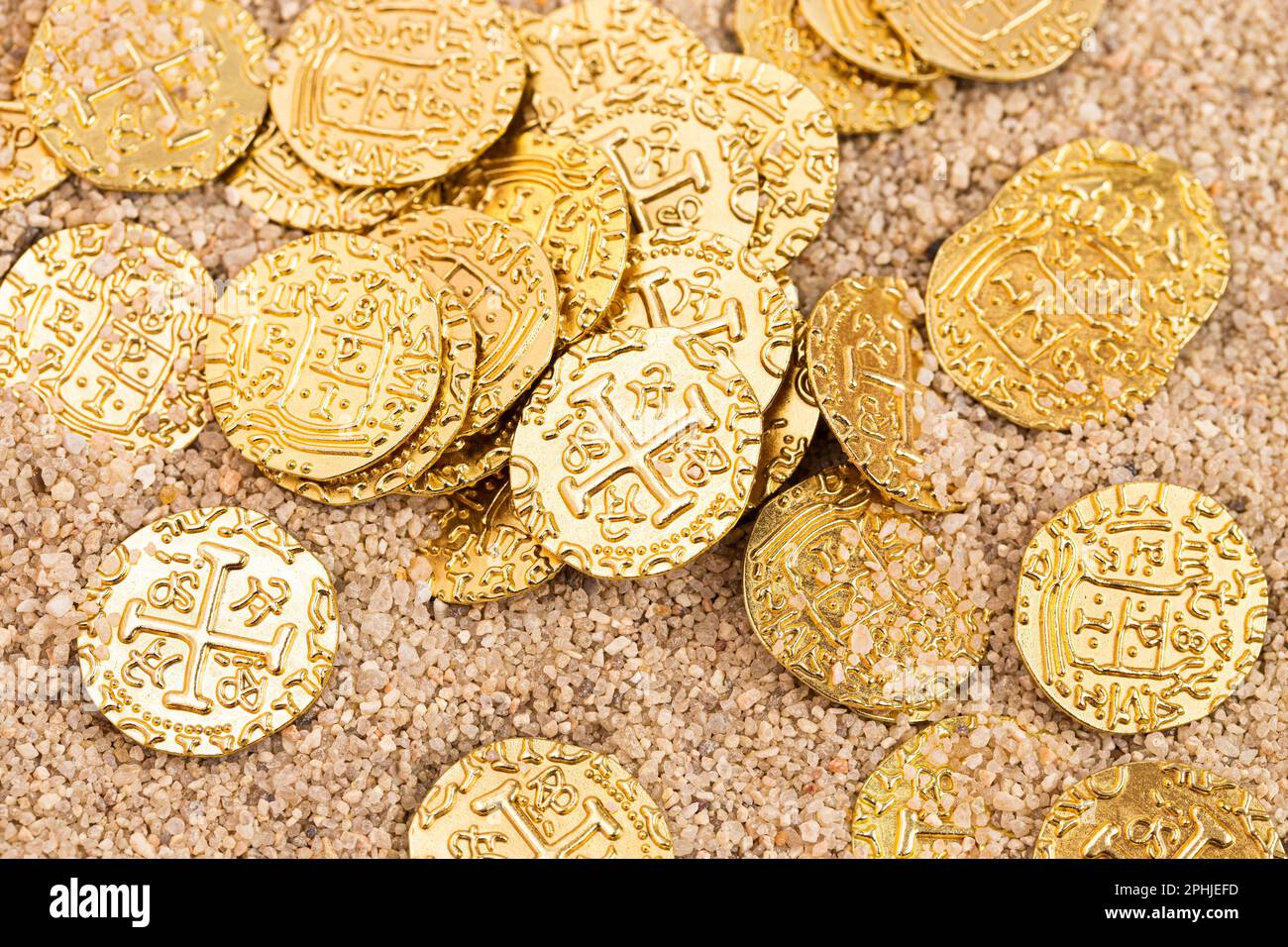 Old Gold Pirate Coins