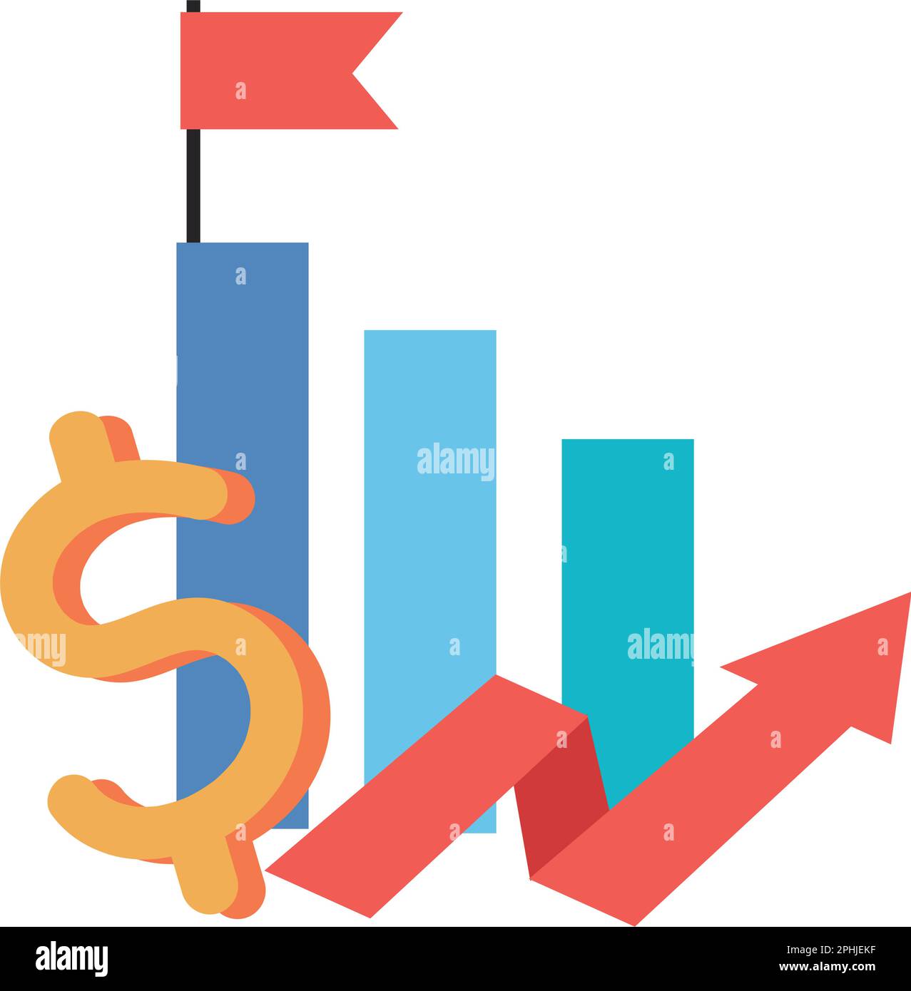 financial chart growth success Stock Vector Image & Art - Alamy