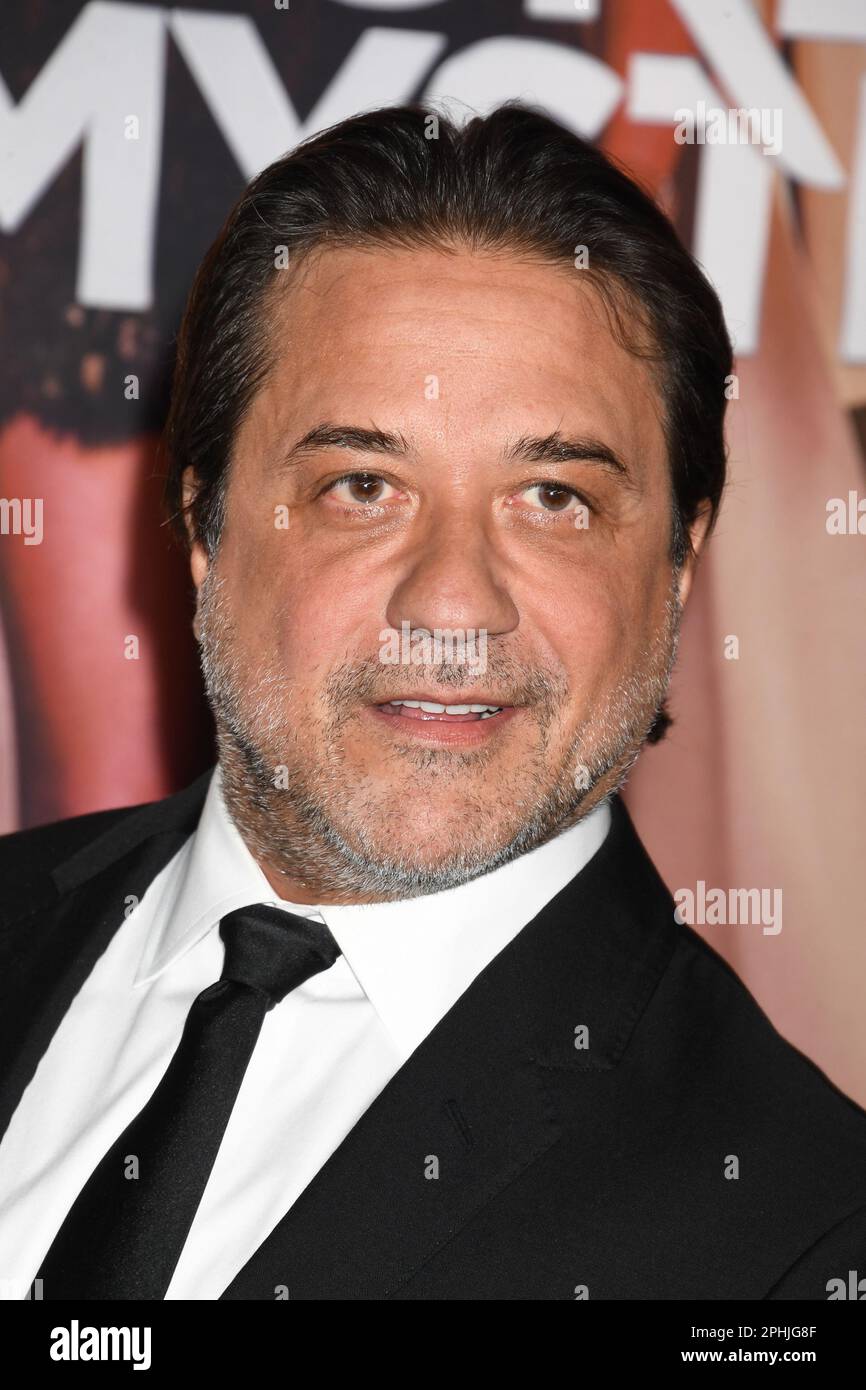 Los Angeles, Ca. 28th Mar, 2023. Enrique Arce at the Netflix LA ...