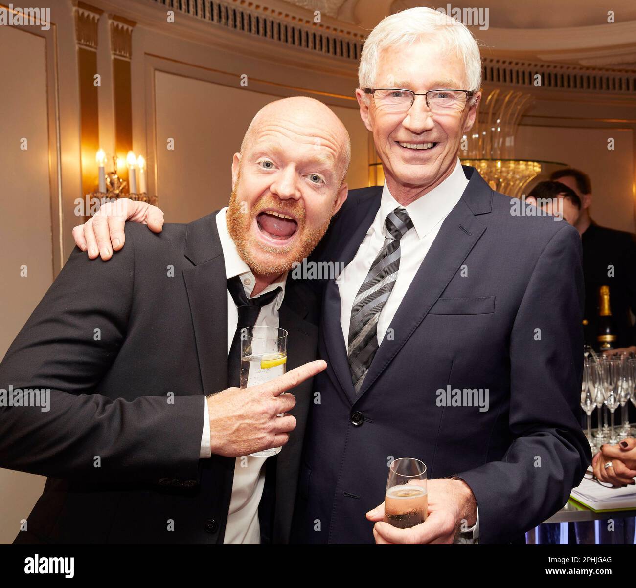 File photo dated 04/09/17 of Jake Wood and Paul O'Grady attending the ...